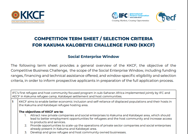 Social Enterprise Window - KKCF